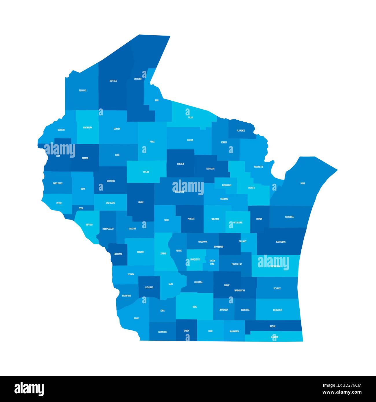Map of milwaukee Stock Vector Images - Alamy