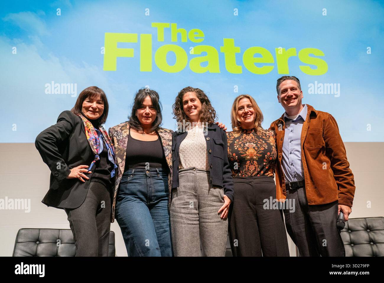 (L-R) Jeanne Beker, Sarah Podemski, Becky Korman, Lily Korman and Shai ...
