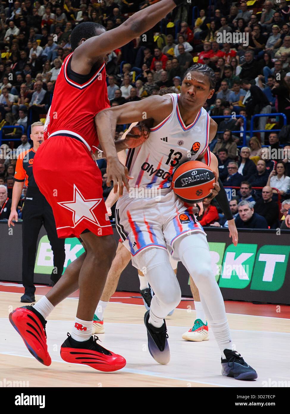 Allan Dokossi (Paris Basketball) during EA7 Emporio Armani Milano vs ...