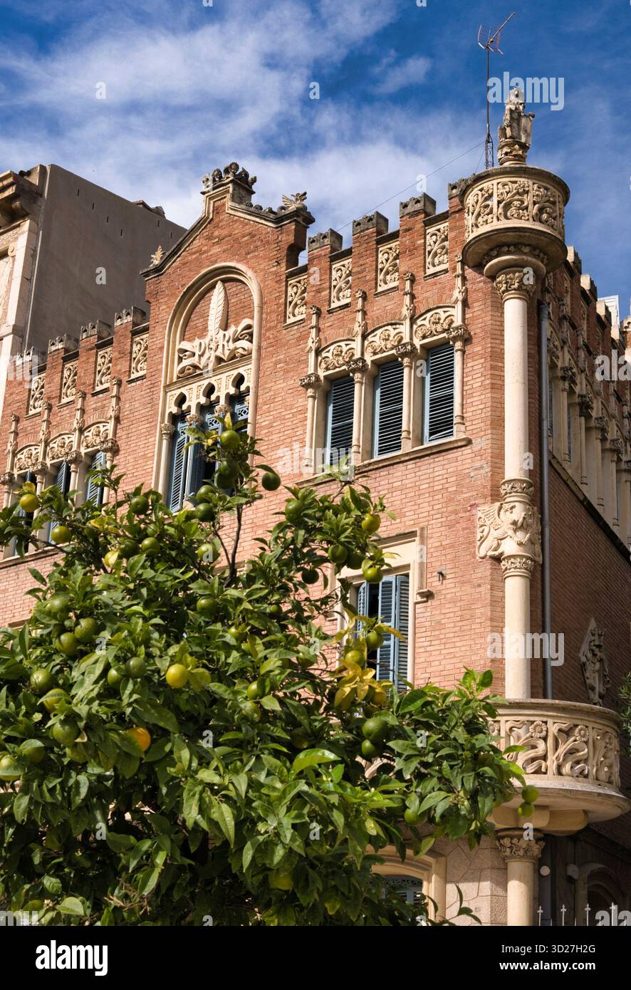 The trace of appears on a stone balcony coup hi-res stock photography ...