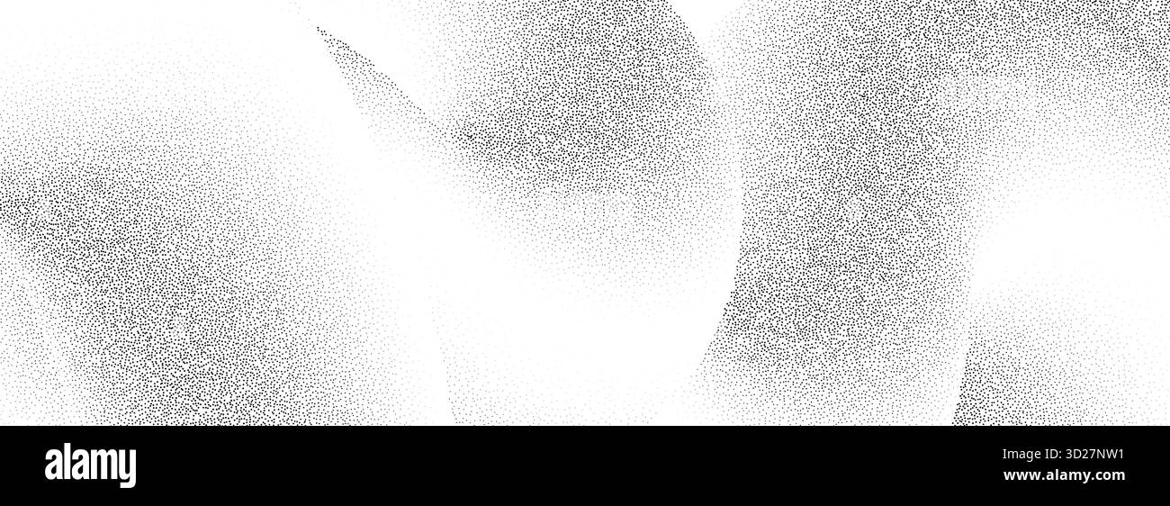 Stipple sand grain wave texture. Dotted curved wavy gradient background ...