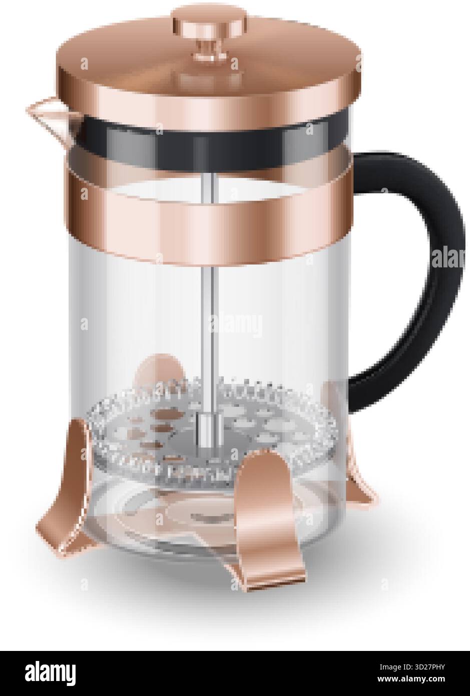 Tea brewing in transparent Cut Out Stock Images & Pictures - Alamy