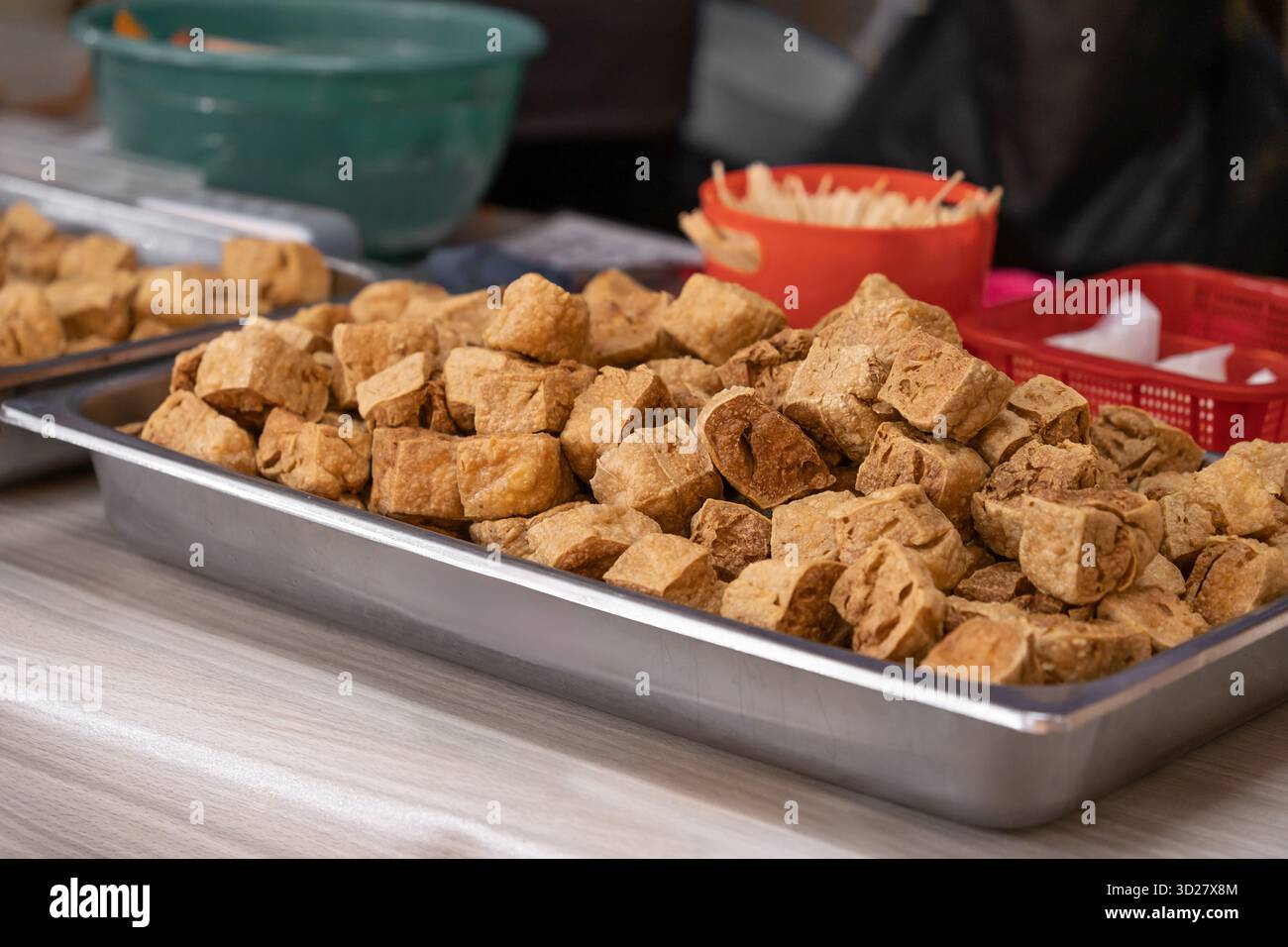 Chou tofu (stinky tofu) is a traditional Chinese fermented tofu known ...