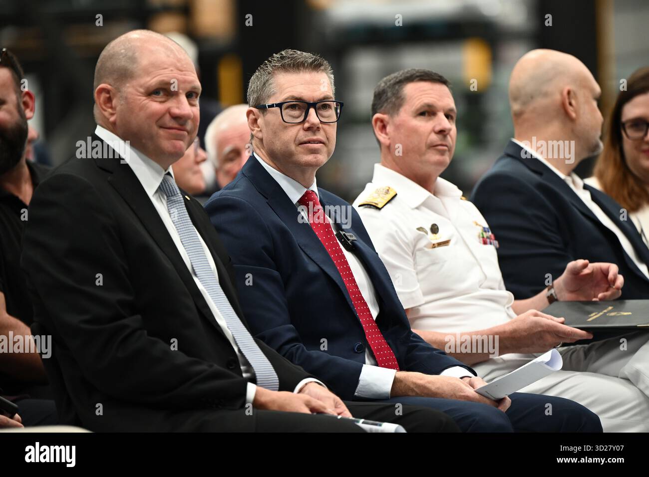 (L-R) CEO and Chairman Anduril Australia David Goodrich, Federal ...