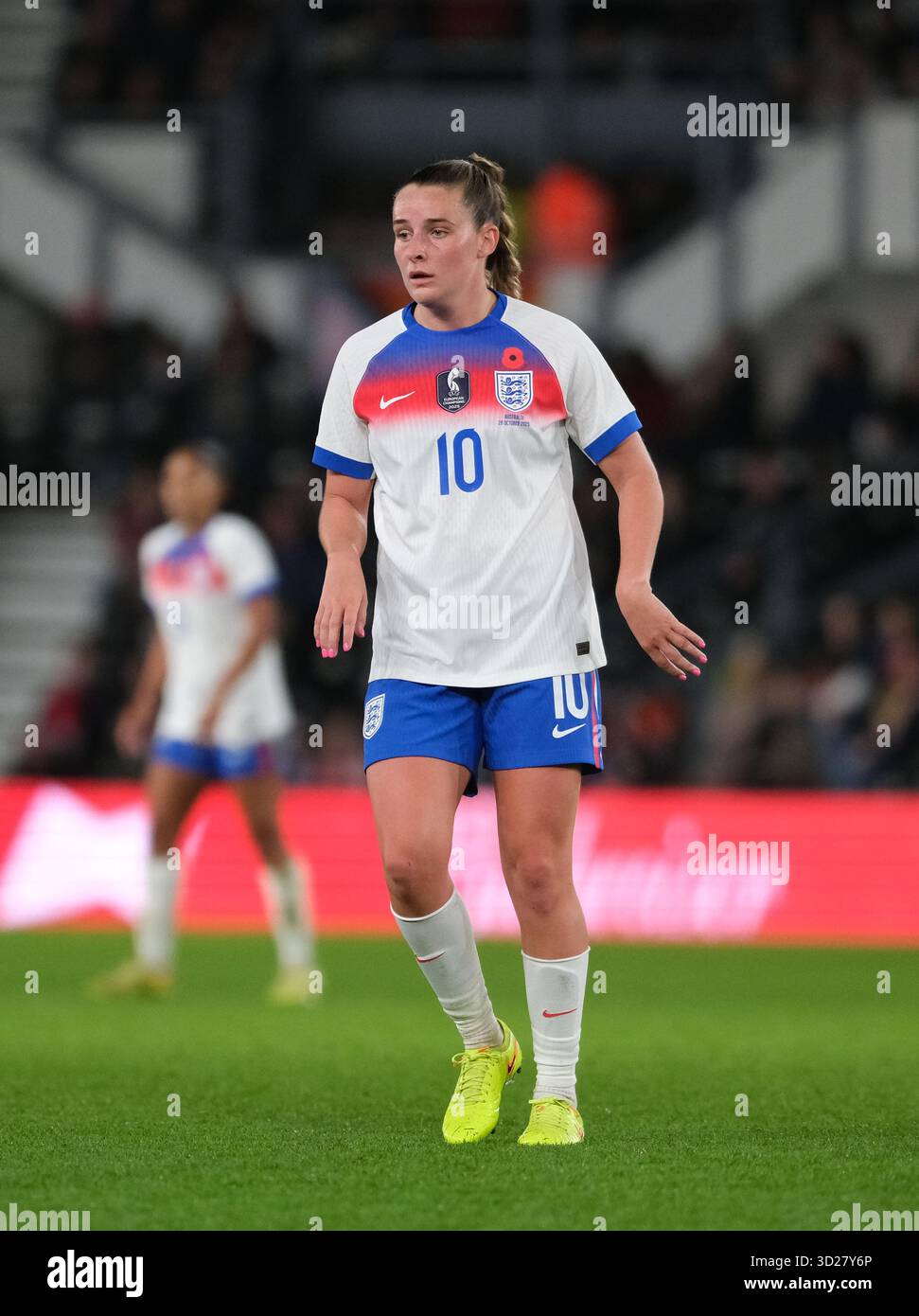 Ella Toone of England seen during the Women’s International friendly ...
