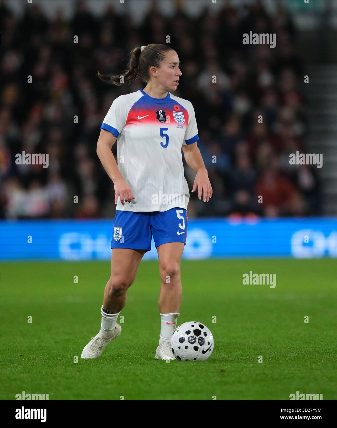 Maya Le Tissier of England seen in action during the Women’s ...