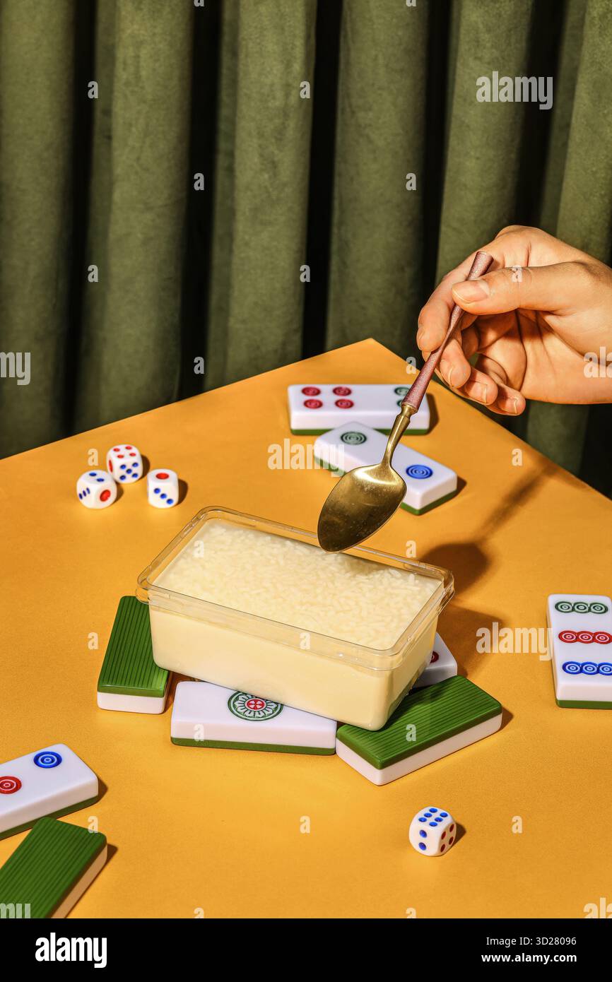 Mahjong food art hi-res stock photography and images - Alamy