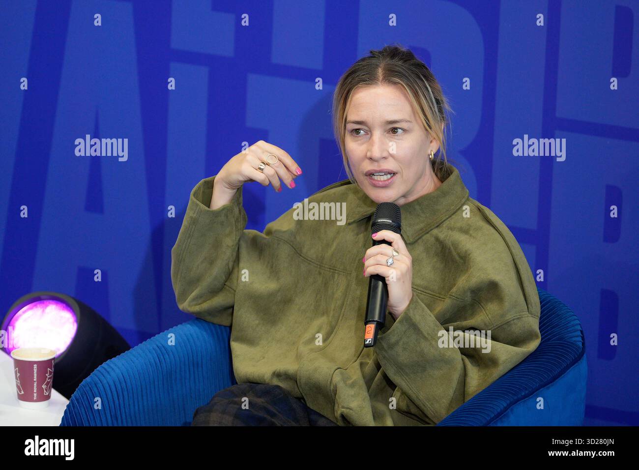 TRIBECA FESTIVAL LISBOA Piper Perabo addresses the audience during ...