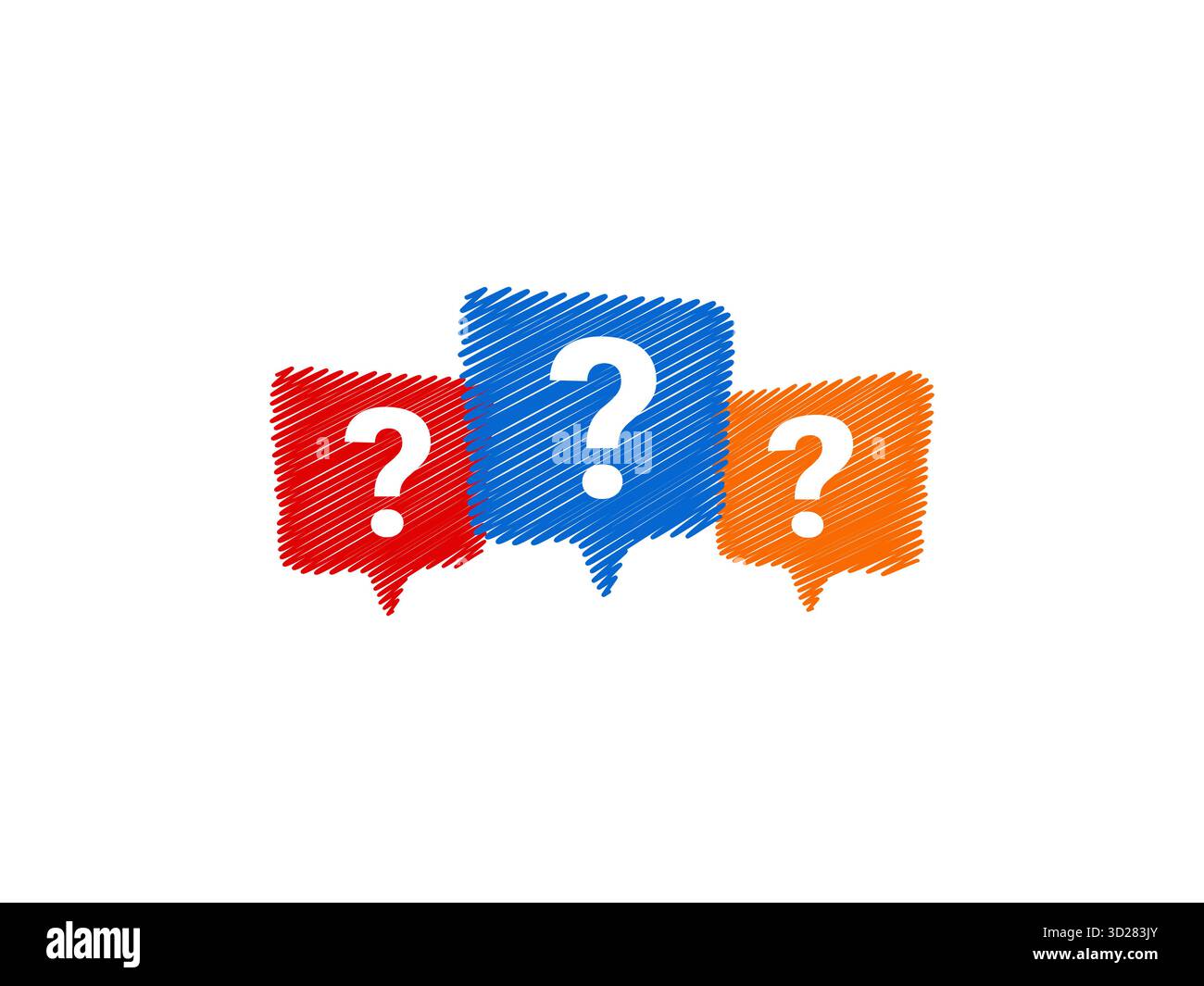 Background blue red question marks Stock Vector Images - Alamy