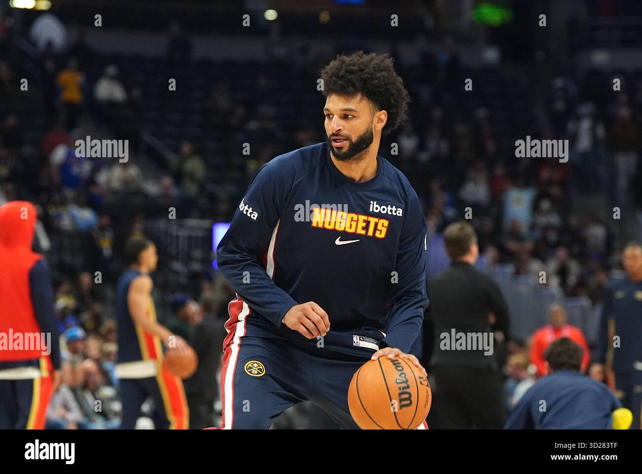 Denver Nuggets guard Jamal Murray (27) in the first half of an NBA ...