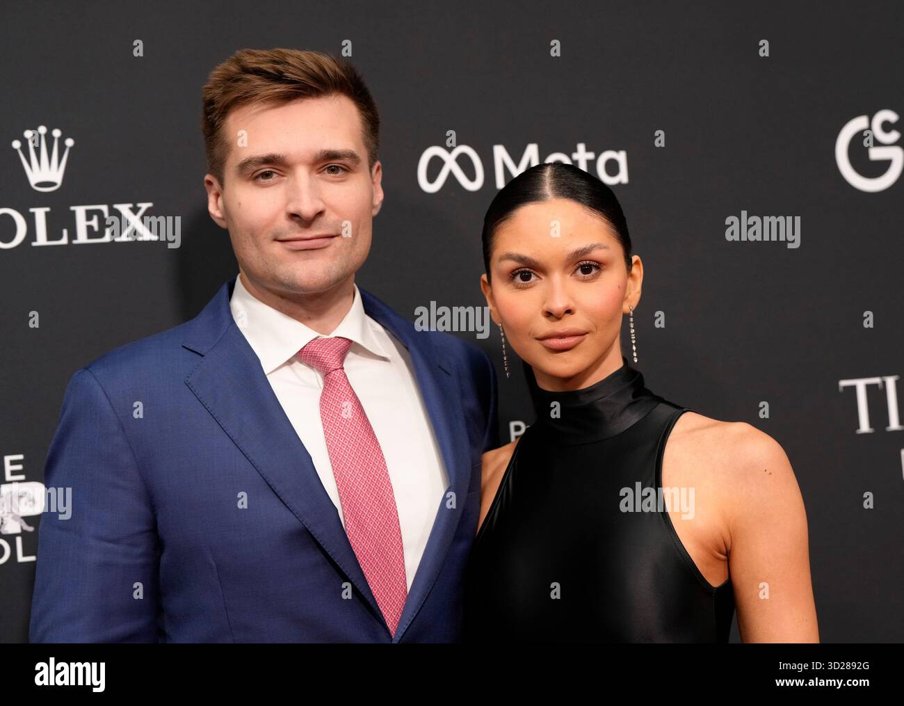 Alex Bruesewitz, Bella Golden attends the 2025 Time 100 Next, held at ...