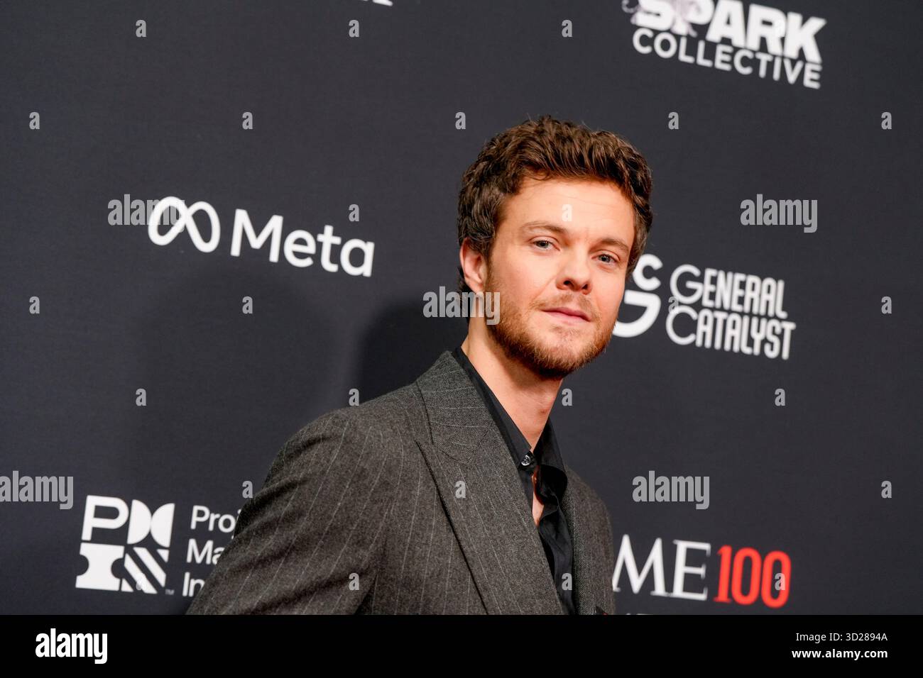 Jack Quaid attends the 2025 Time 100 Next, held at Current Pier 59 in ...
