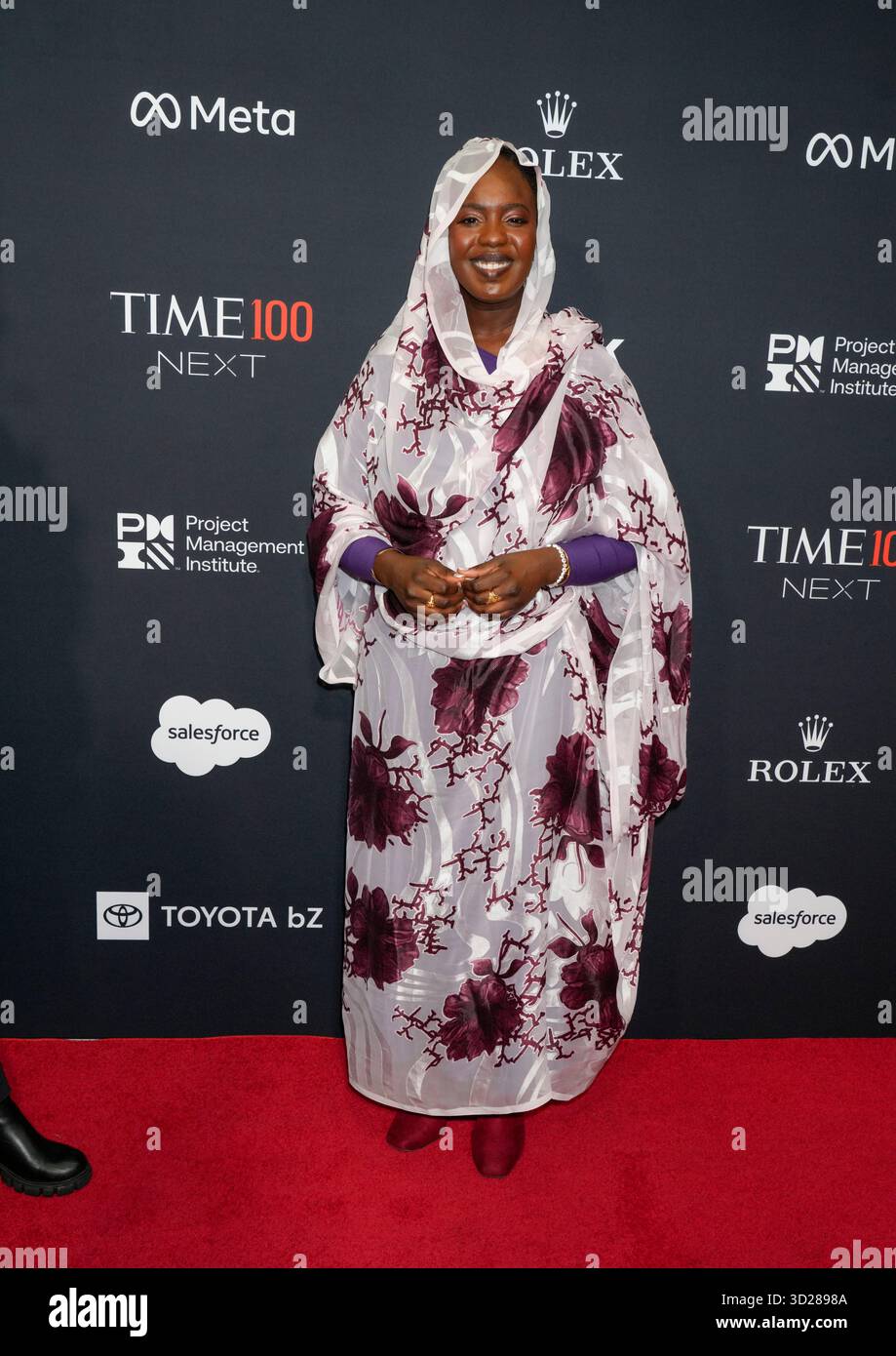 Emi Mahmoud, UNHCR Goodwill Ambassador attends the 2025 Time 100 Next ...