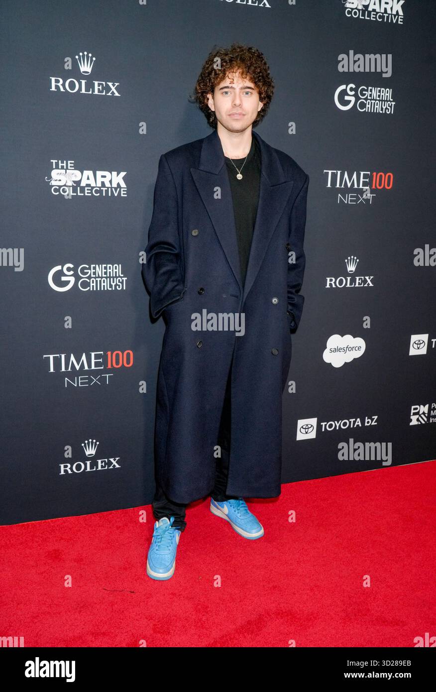 Shayne Coplan attends the 2025 Time 100 Next, held at Current Pier 59 ...