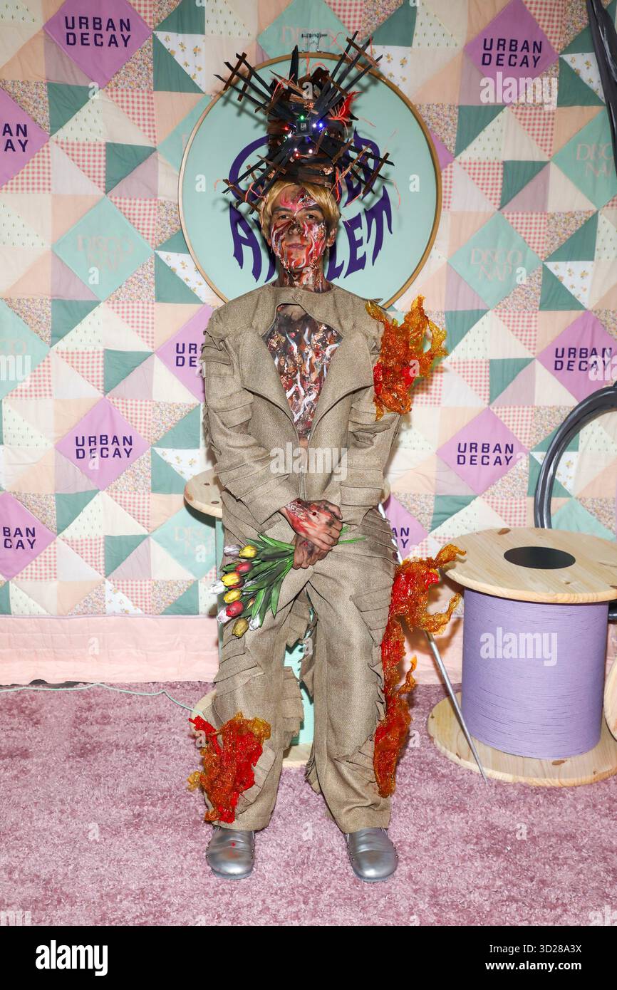 Julio Torres attends Julio Torres Presents: "The Cursed Amulet" Halloween party at SAA Brooklyn ...