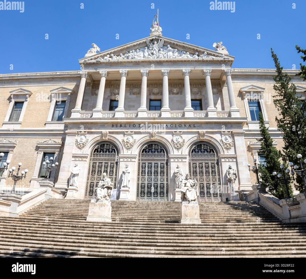 Spain madrid culture library hi-res stock photography and images - Alamy
