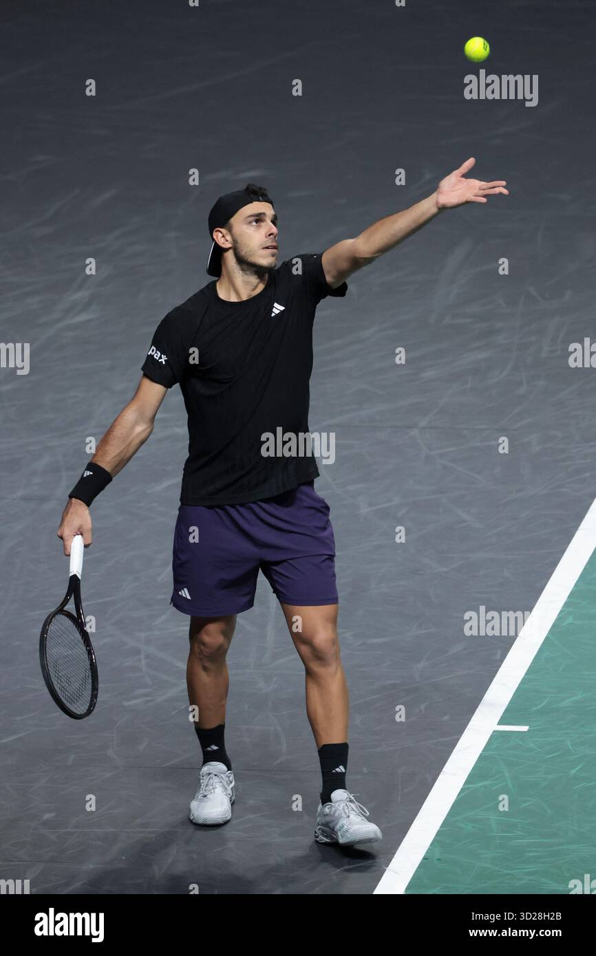 Francisco Cerundolo of Argentina during day 4 of the Rolex Paris ...