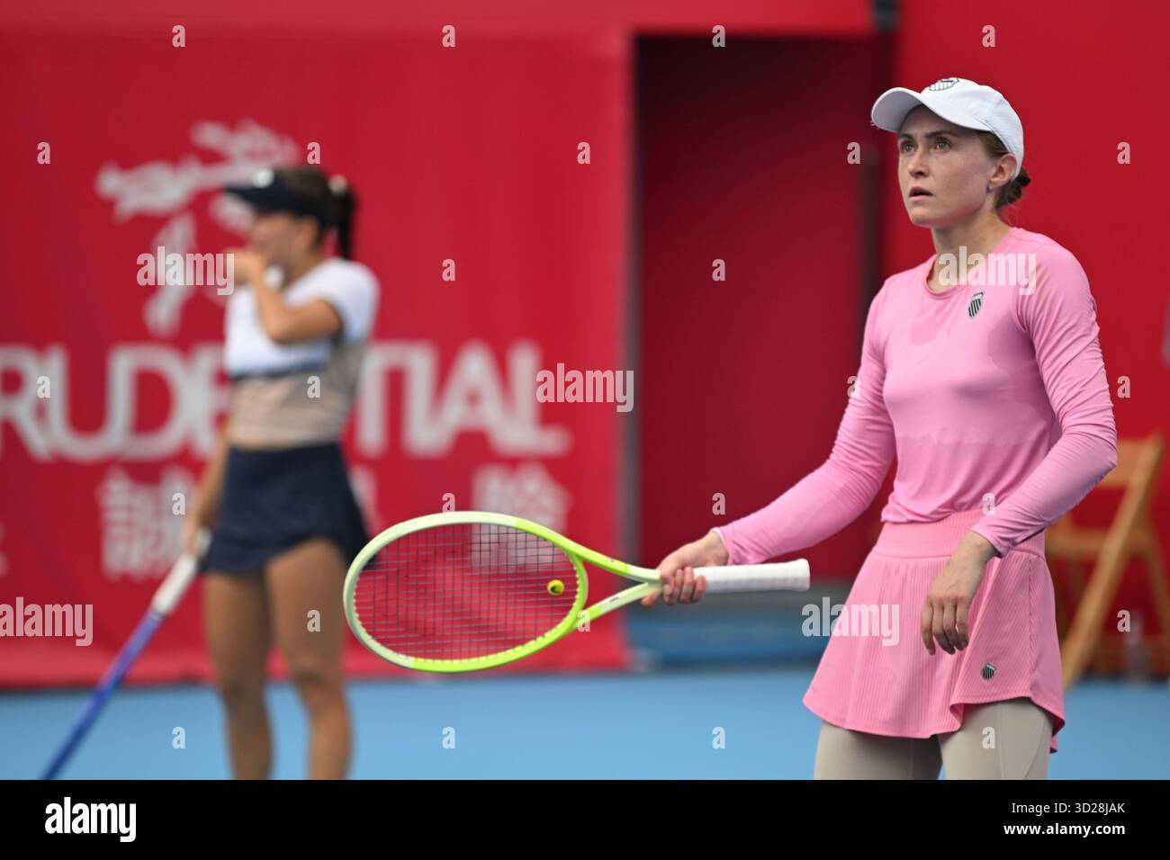 Russia tennis player Kamilla Rakhimova and Belarusian tennis player ...
