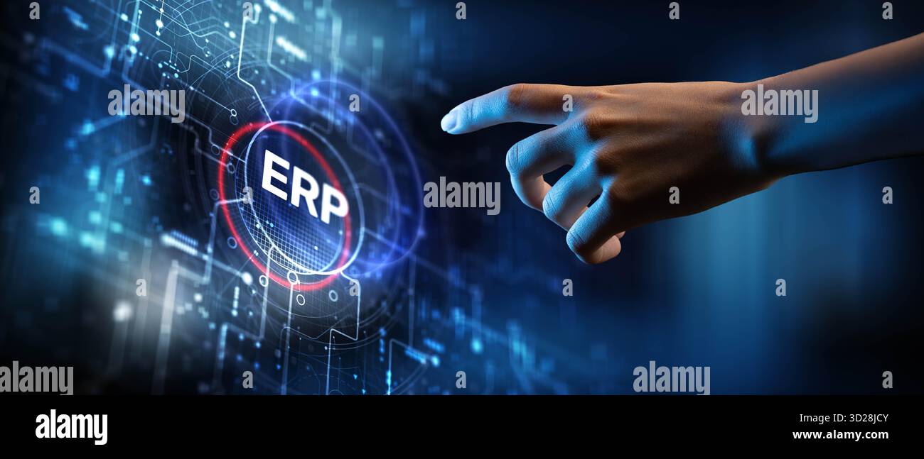 ERP Enterprise Resource Planning Concept: Streamlining Business ...