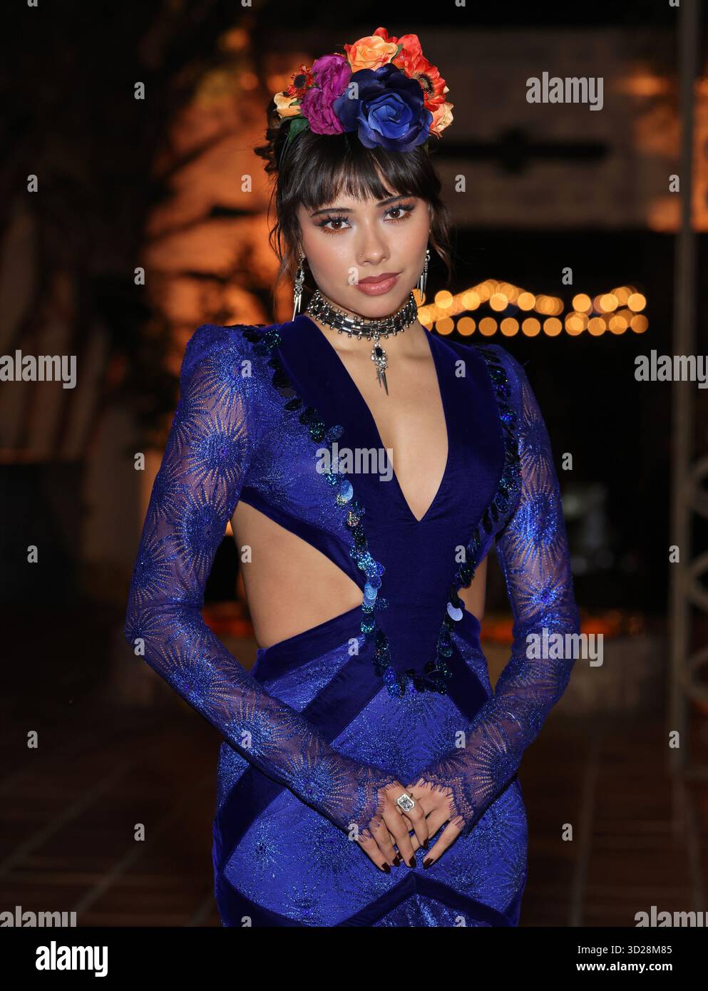 Xochitl Gomez attends the 2025 Dia De Muertos Gala Presented by Lexus ...