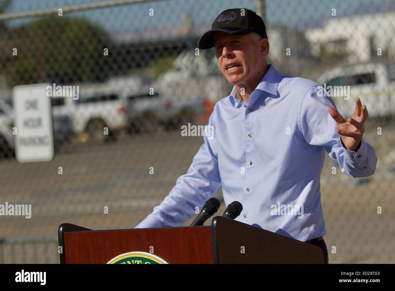 FILE.- U.S. Secretary of Energy Chris Wright talks during a news ...