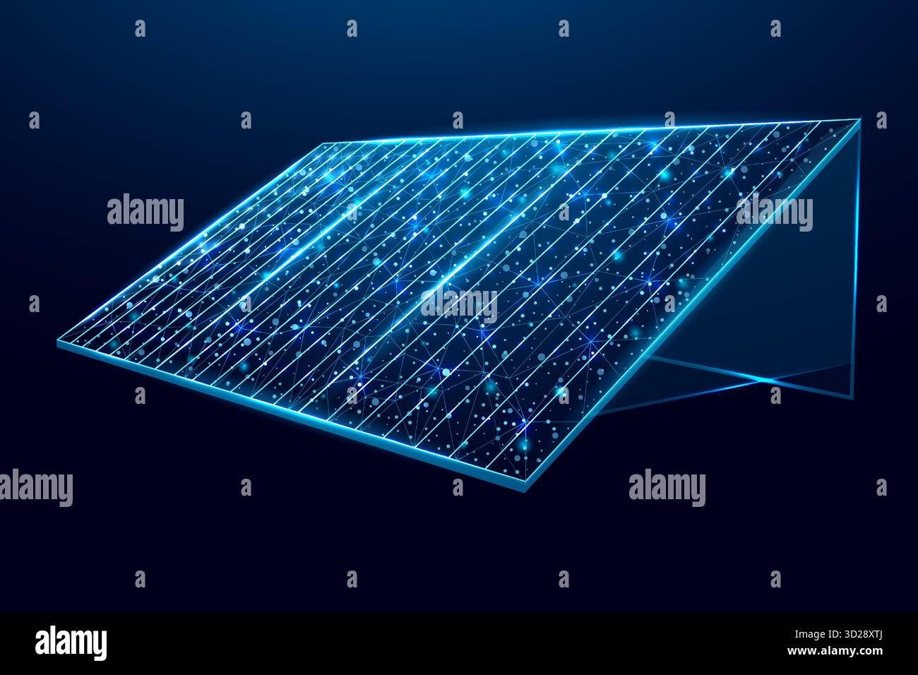 Solar battery, solar panel. Renewable alternative energy concept with ...