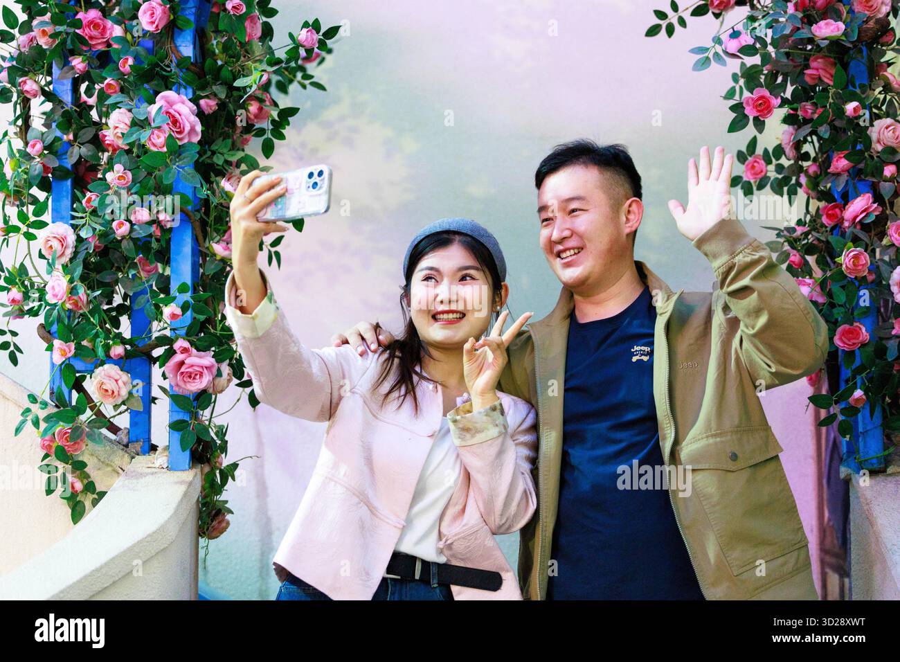 Tourists visit the Grand Bazaar in Urumqi City, northwest China's ...