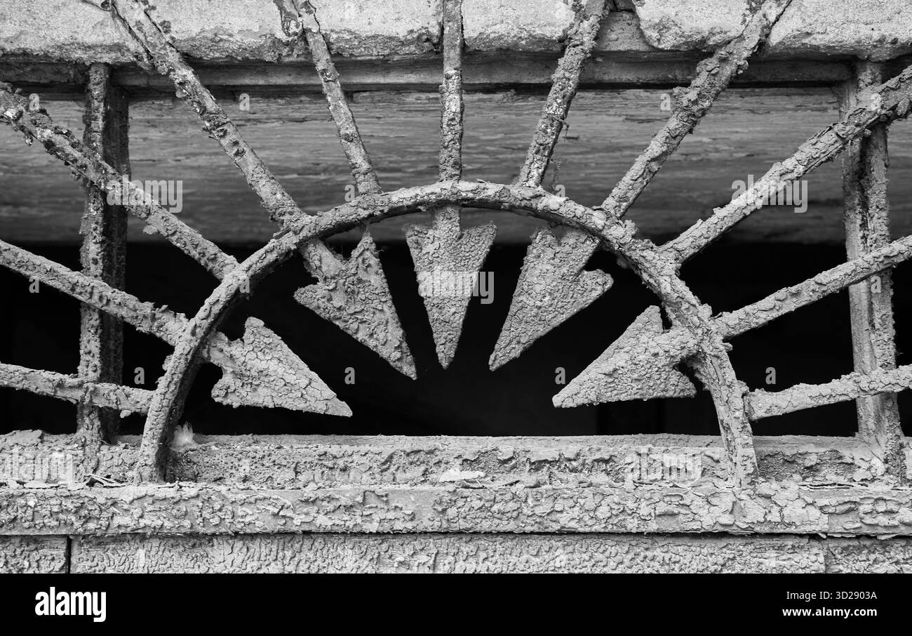 Above the door, historic wrought iron work Stock Photo - Alamy