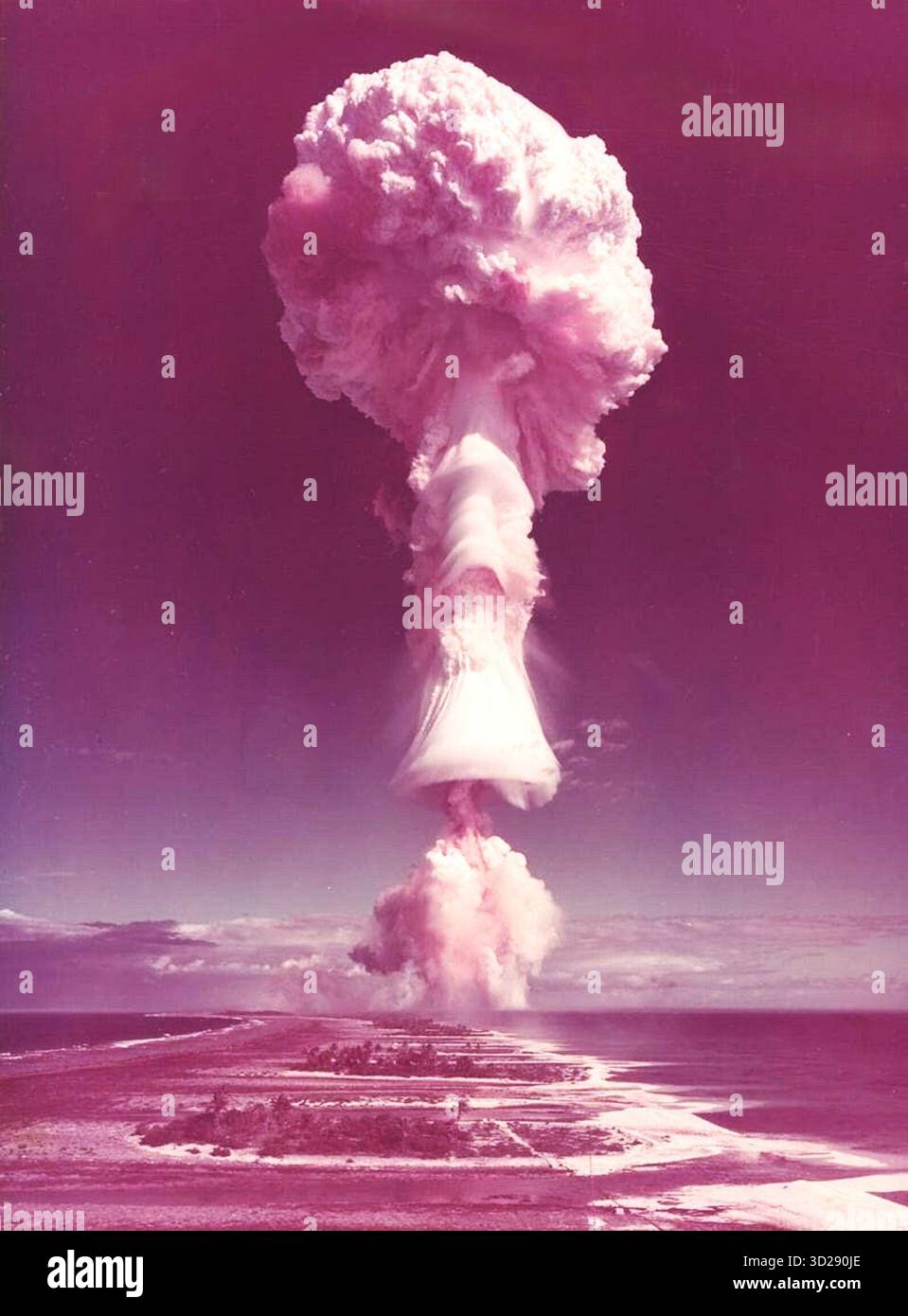 Nuclear Test in French Polynesia, 1970 Stock Photo - Alamy