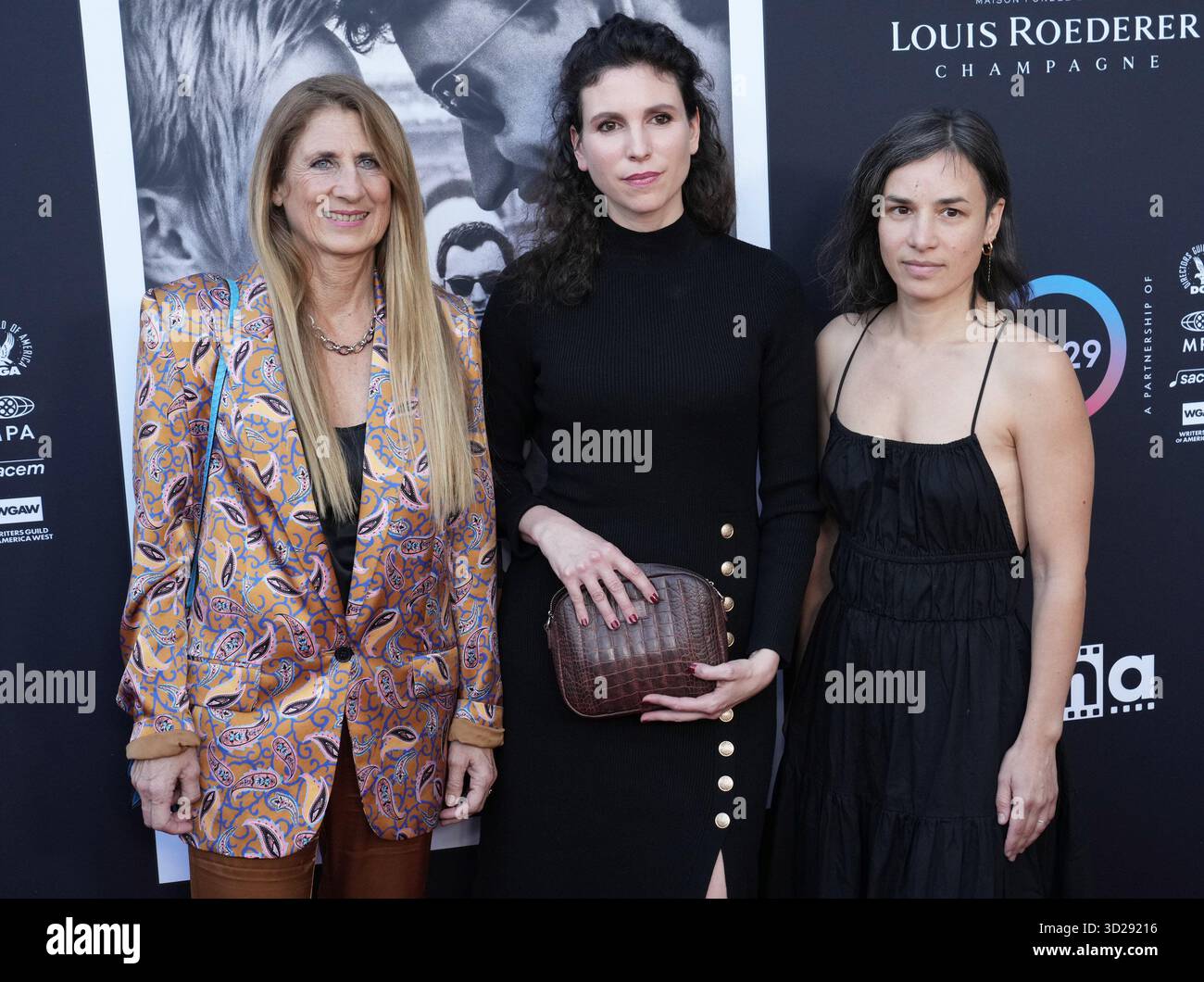 (L-R) Claire Franzoni, Delphine Malausséna and Hélène Merlin at the ...