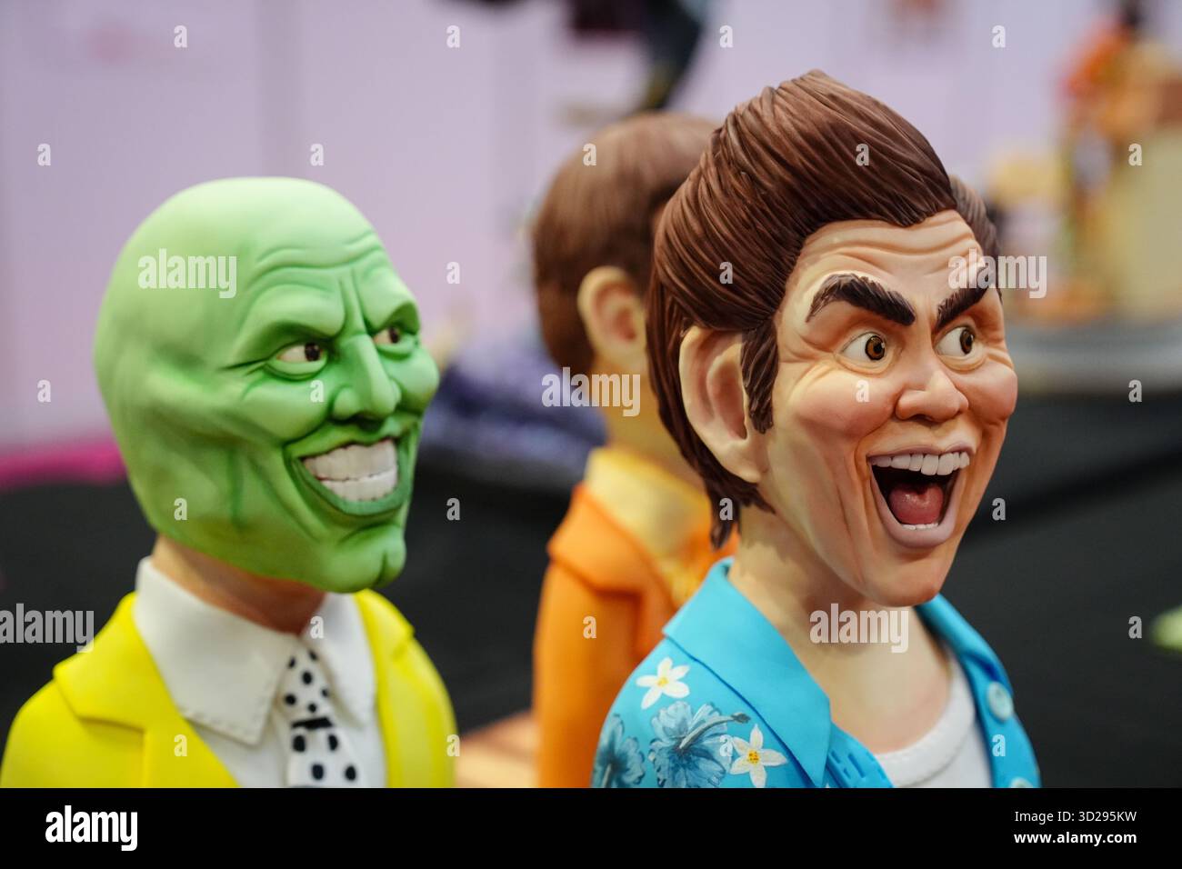 A Jim Carrey-inspired creation entered for competition on display ahead ...