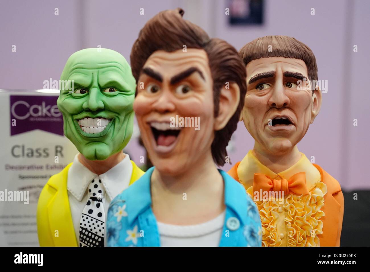 A Jim Carrey-inspired creation entered for competition on display ahead ...