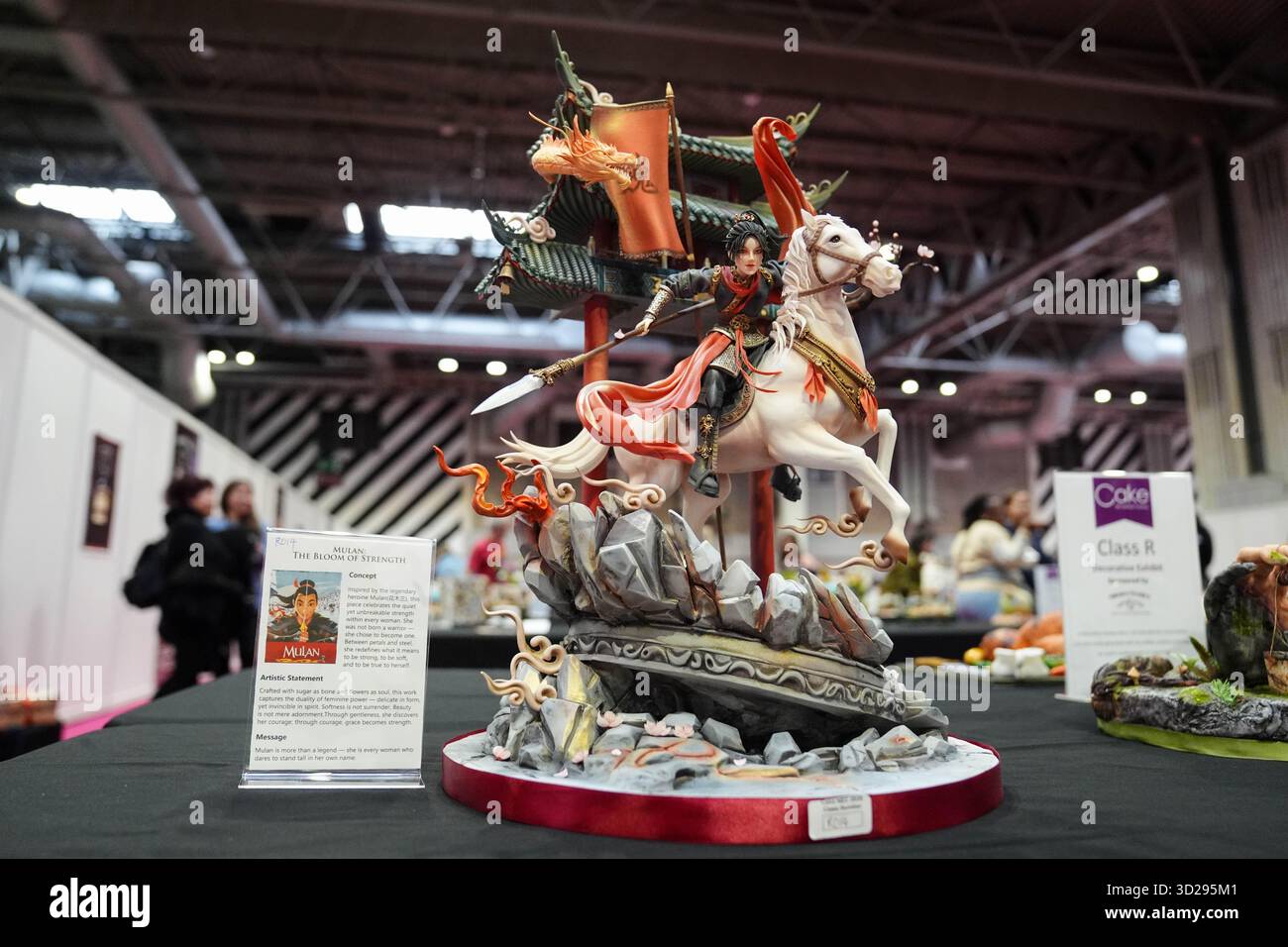 A creation entered for competition on display ahead of judging at the ...