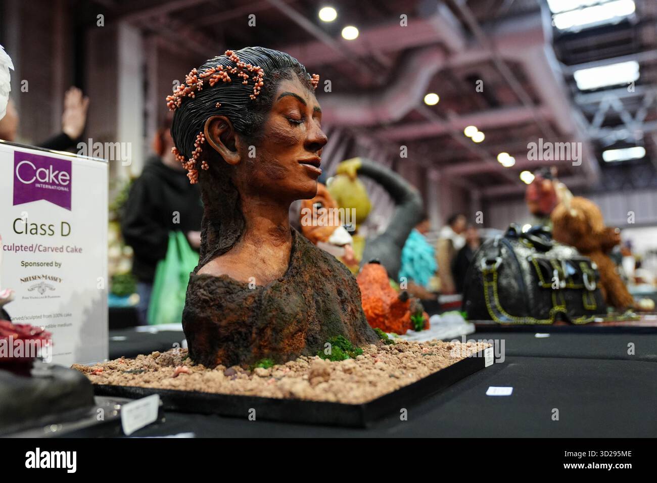 A creation entered for competition on display ahead of judging at the ...