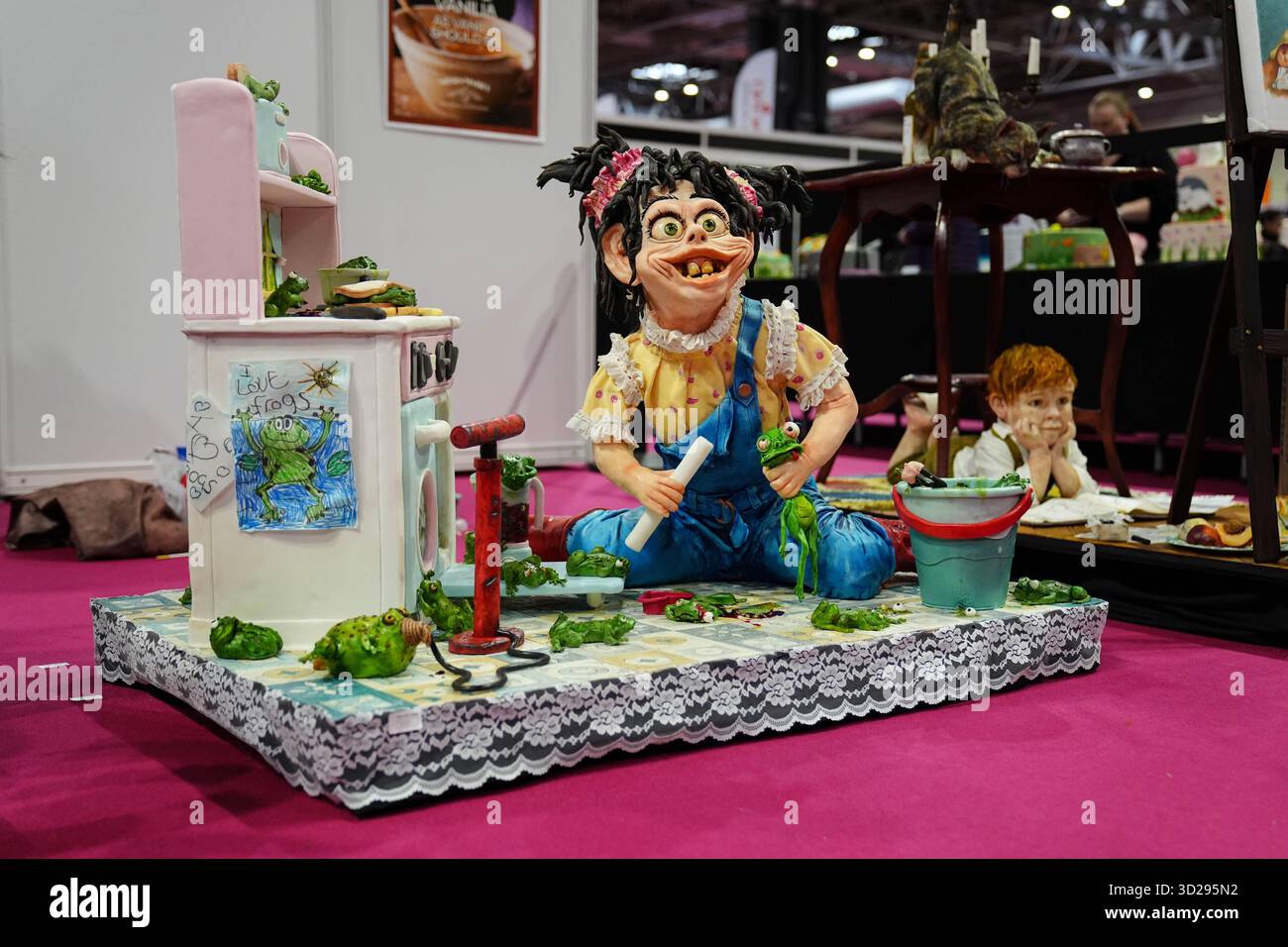 A creation entered for competition on display ahead of judging at the ...