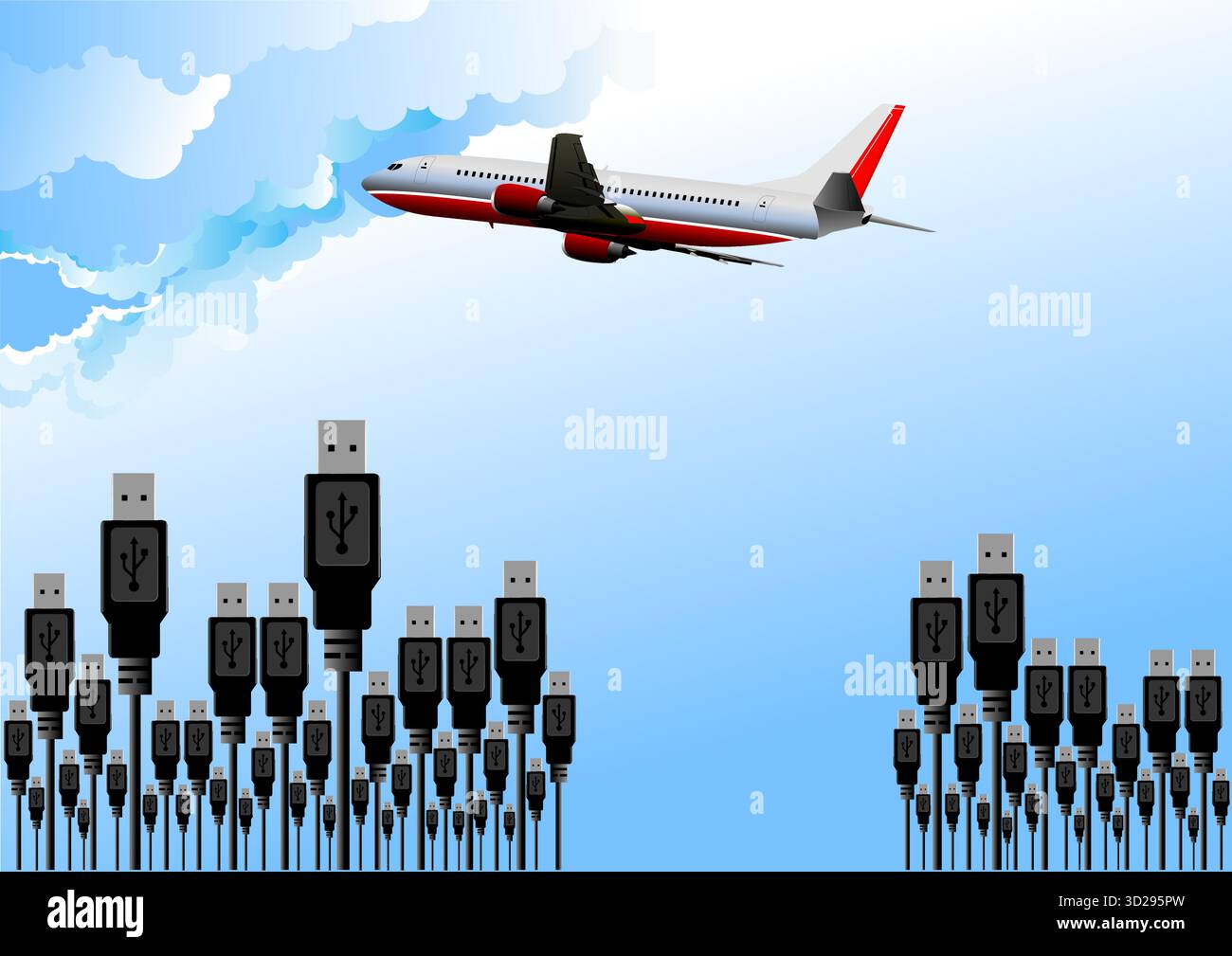 Image network digital over Stock Vector Images - Alamy