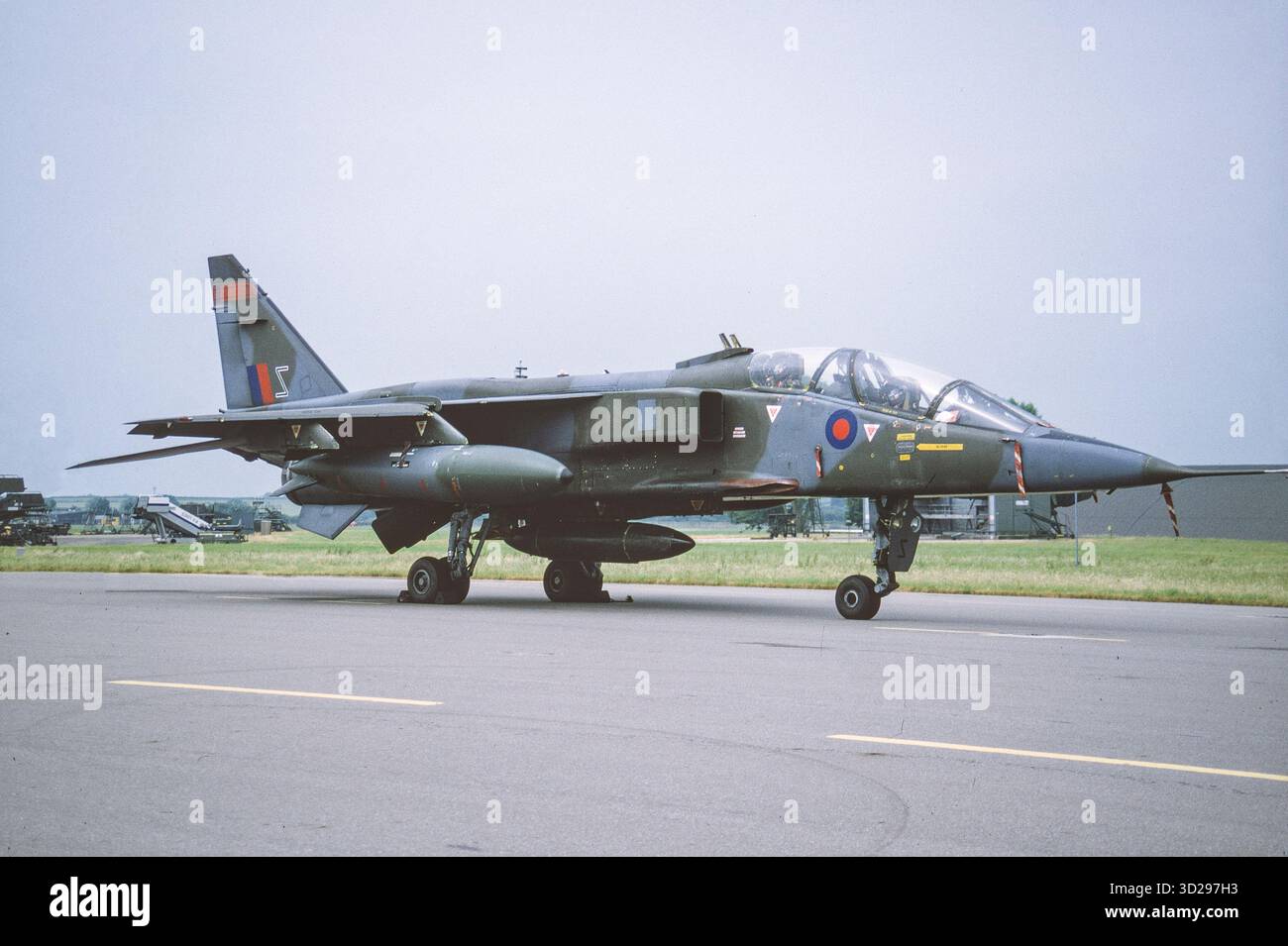 Vintage Sepecat Jaguar T2 two-seater training version of the Sepecat ...