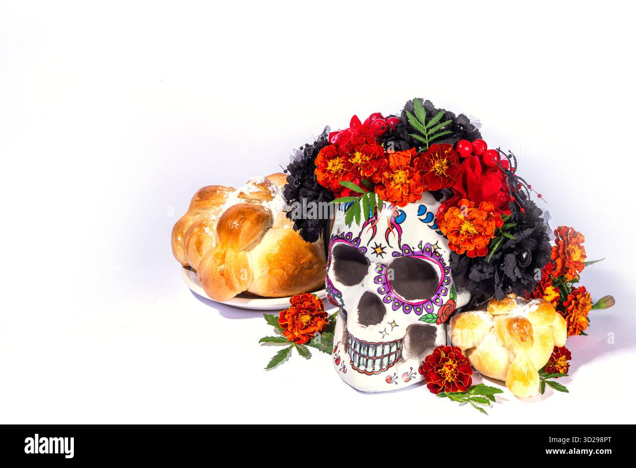 Spanish Mexican traditional holiday, autumn festival Day of the Dead ...