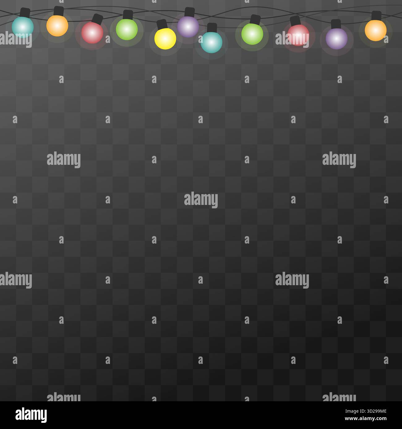 Led lights party bulbs Stock Vector Images - Alamy