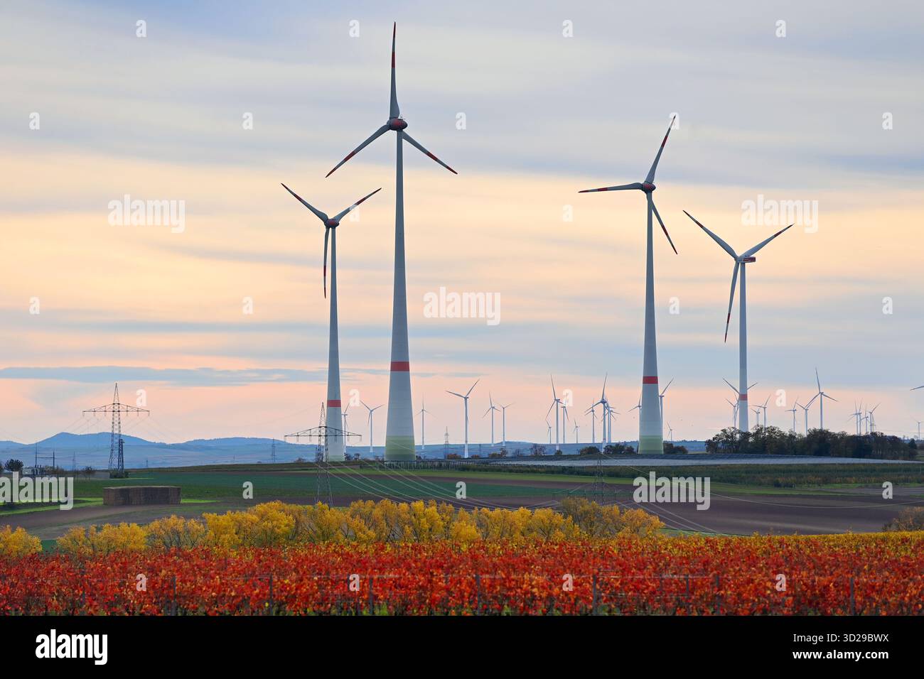 Wind turbines in Rhineland-Palatinate: Wind farm, wind turbine, wind ...