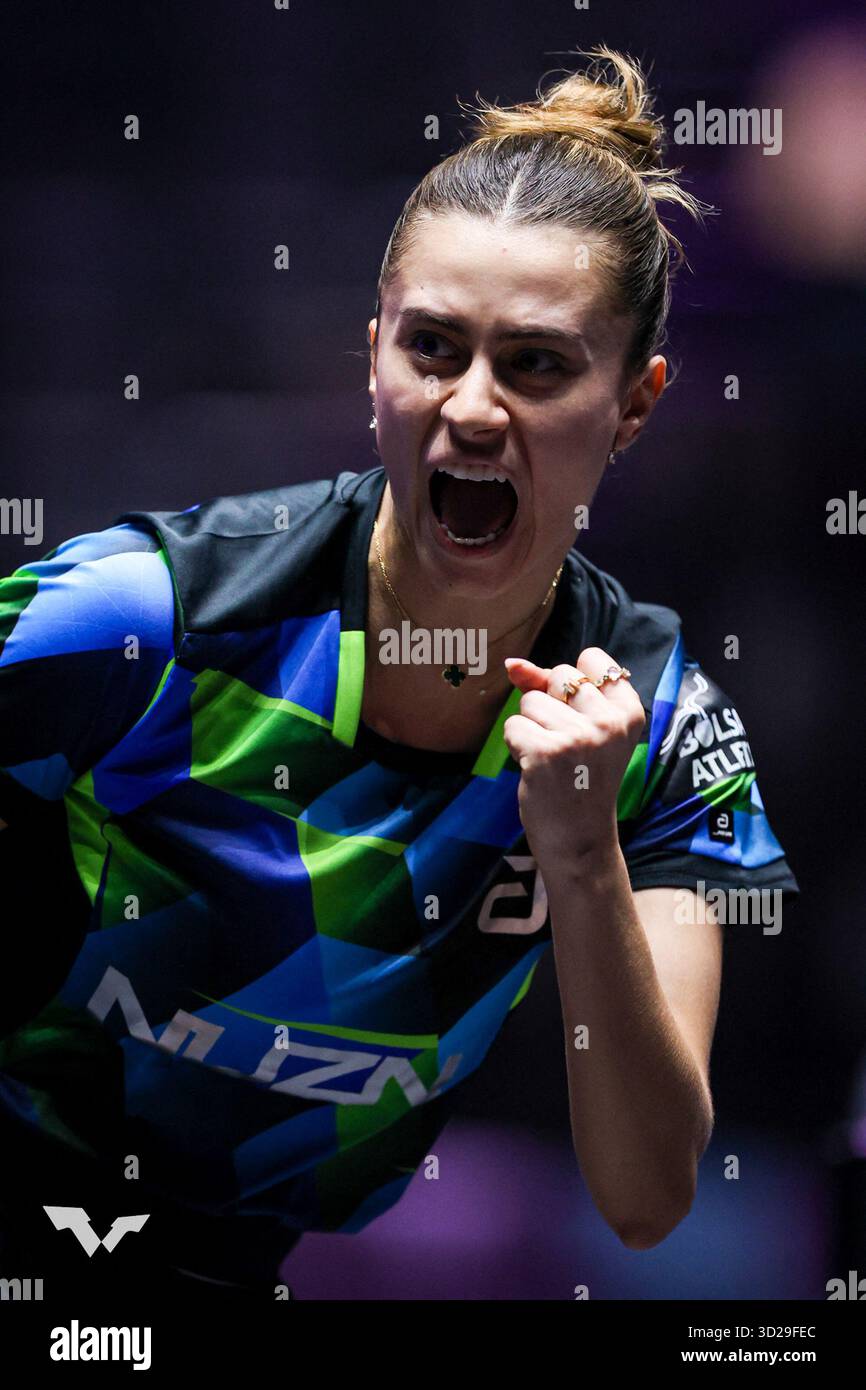 Bruna Takahashi of Bresil During the 16th WTT Champion Montpellier ...
