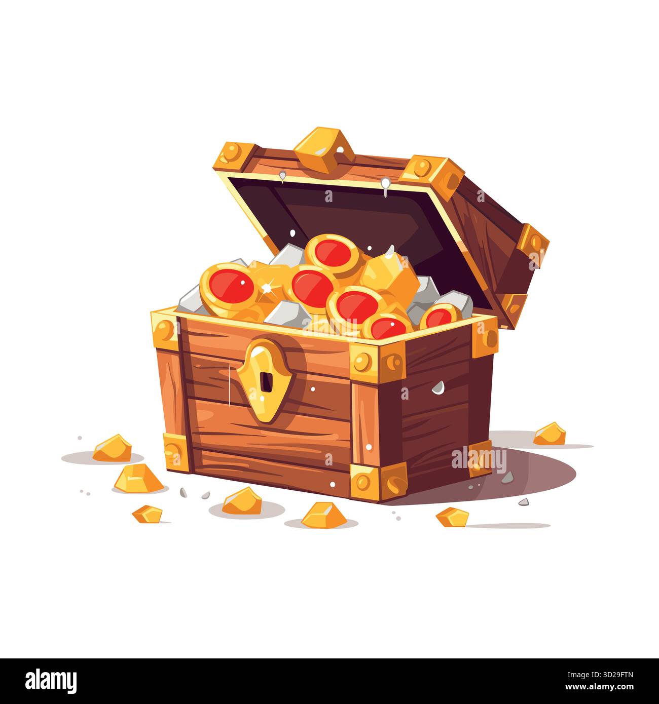 Pile of gems Stock Vector Images - Alamy