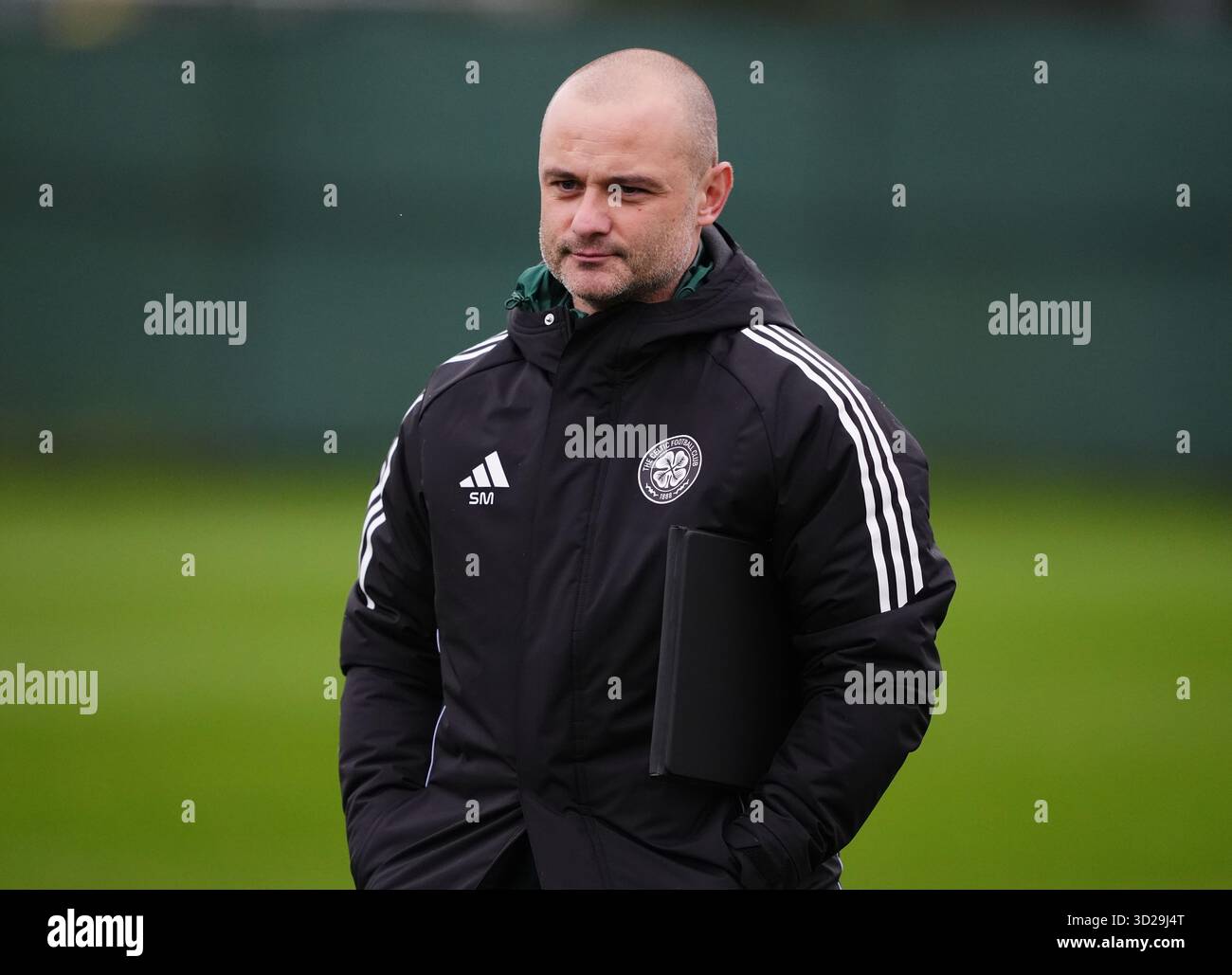 Celtic interim assistant manager Shaun Maloney during a training ...