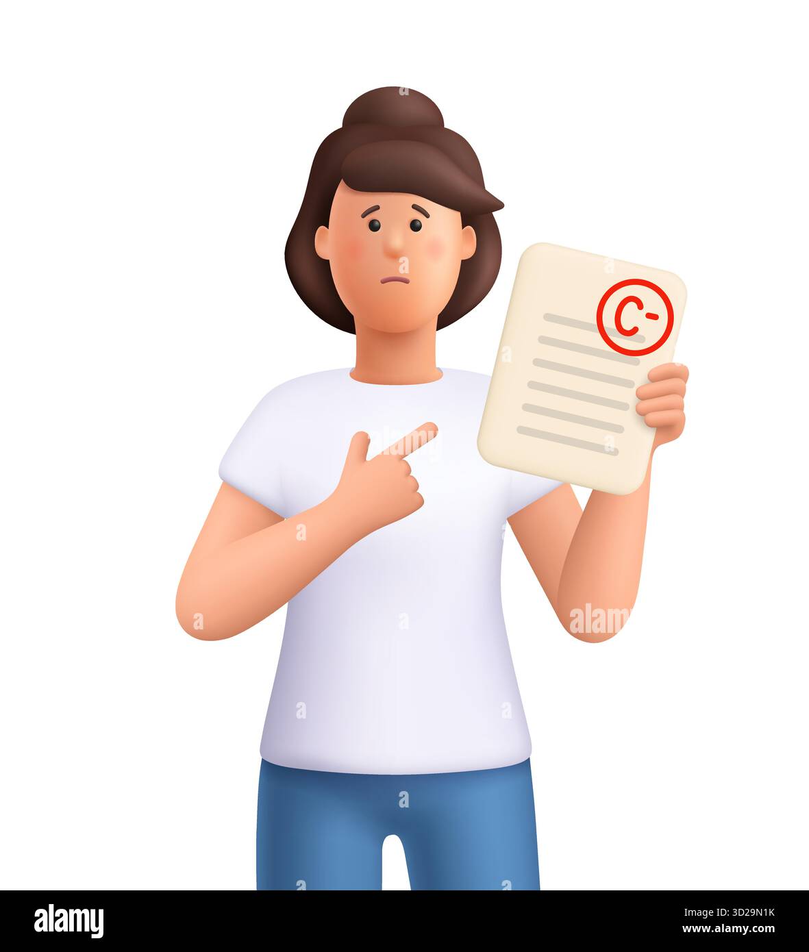 Exam frustration Stock Vector Images - Alamy