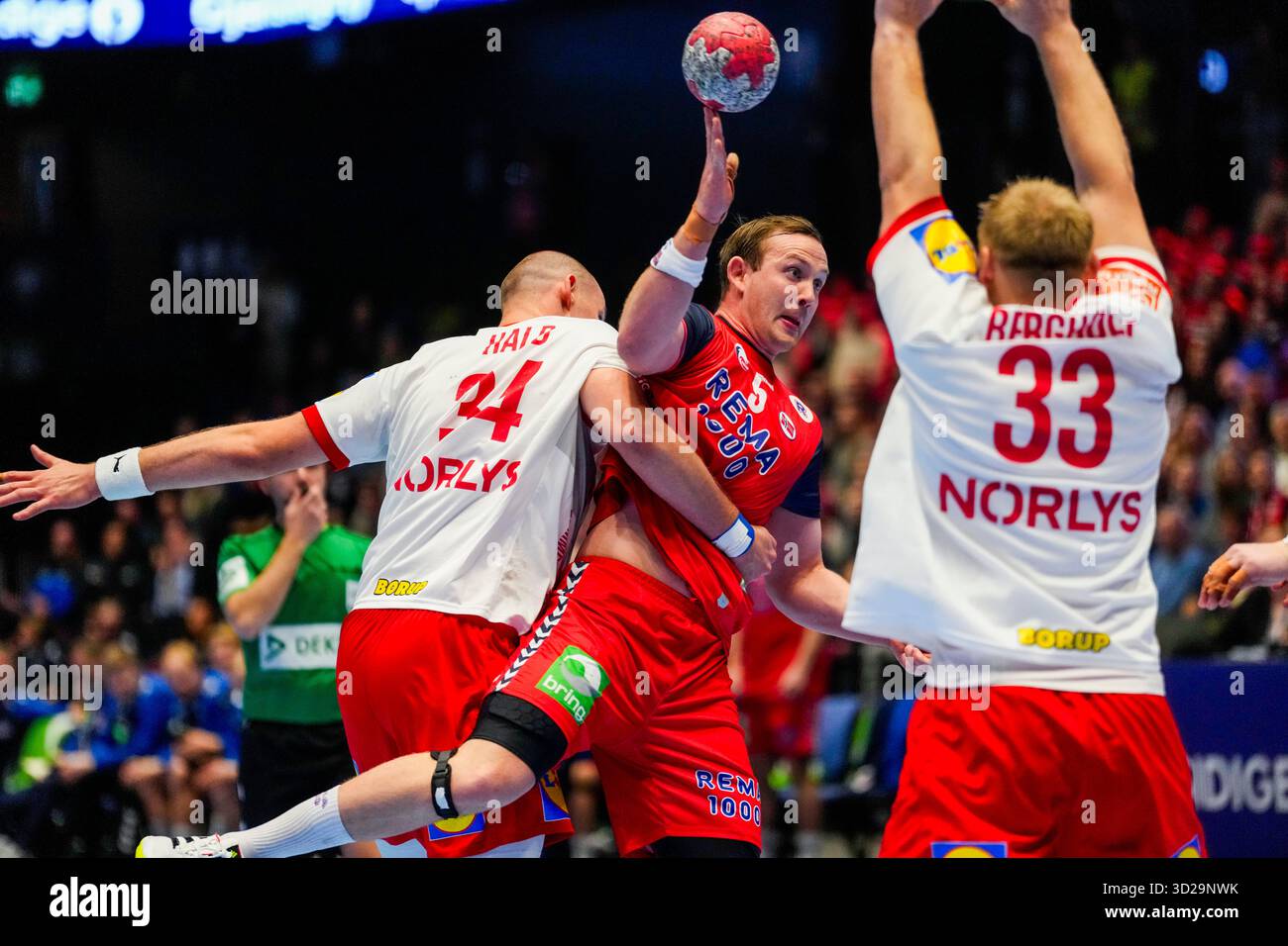 Trondheim 20251030. Norway's Sander Sagosen, Norway's men's national ...