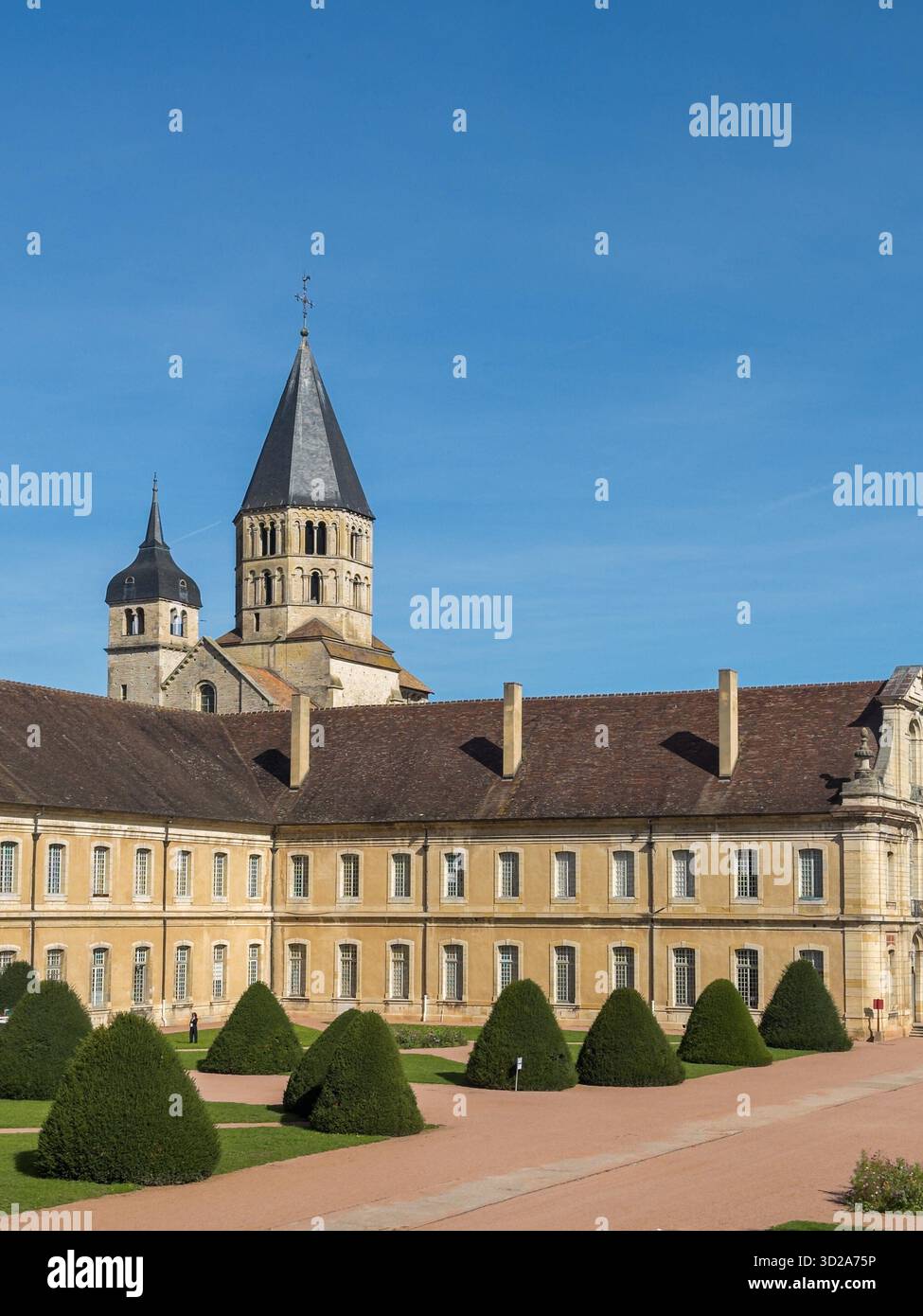 Cluny Abbey, former Benedictine monastary in Cluny, France Stock Photo ...