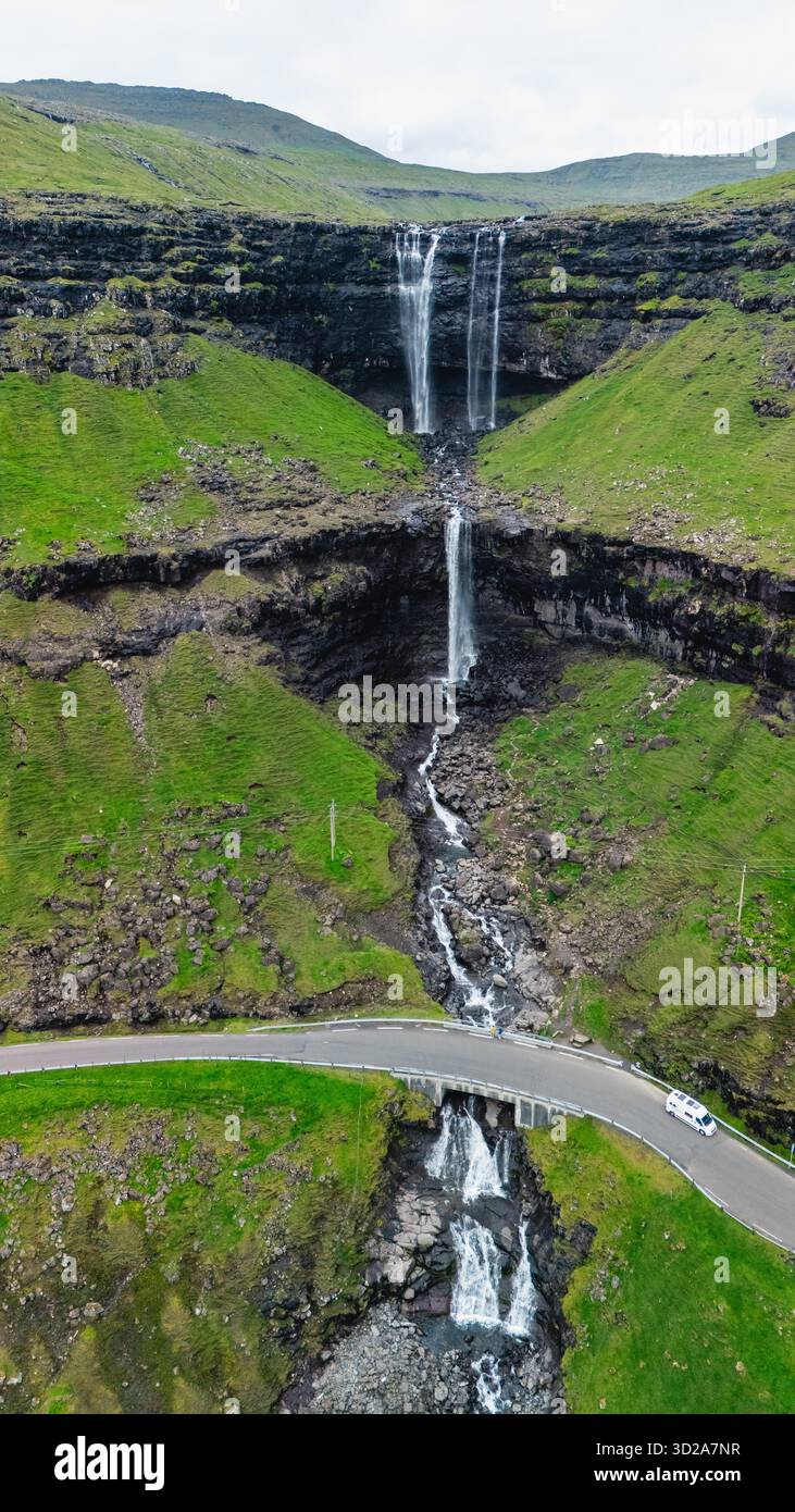 Breathtaking fossa waterfalls flow hi-res stock photography and images ...