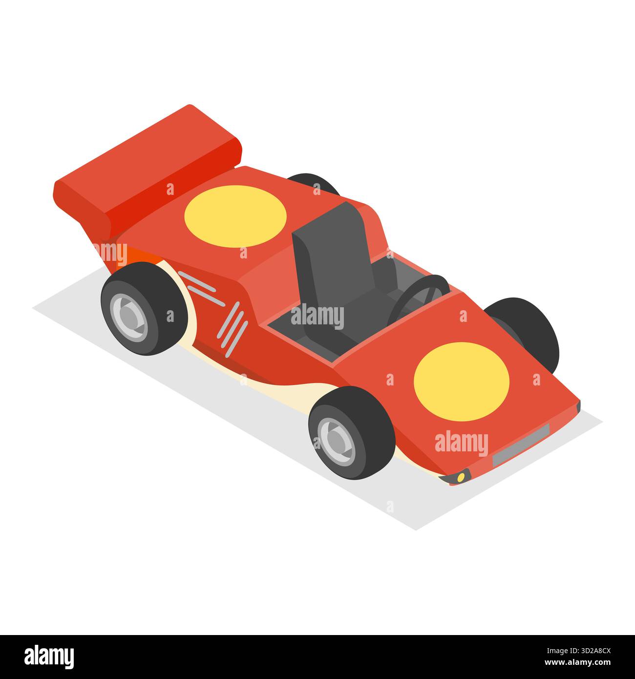 3D Isometric Flat Set of F1 Items, Formula 1 Objects. Item 1 Stock ...