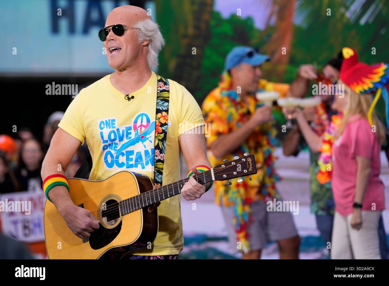 Peter Alexander dresses as Jimmy Buffett during NBC's Today show ...