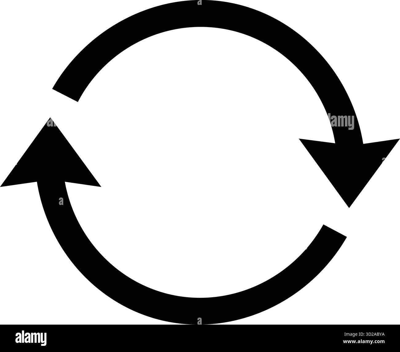 Turnaround arrow Black and White Stock Photos & Images - Alamy